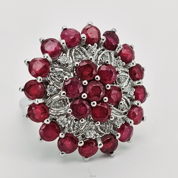 Jewelry | Sterling Silver And Ruby Ring | Poshmark